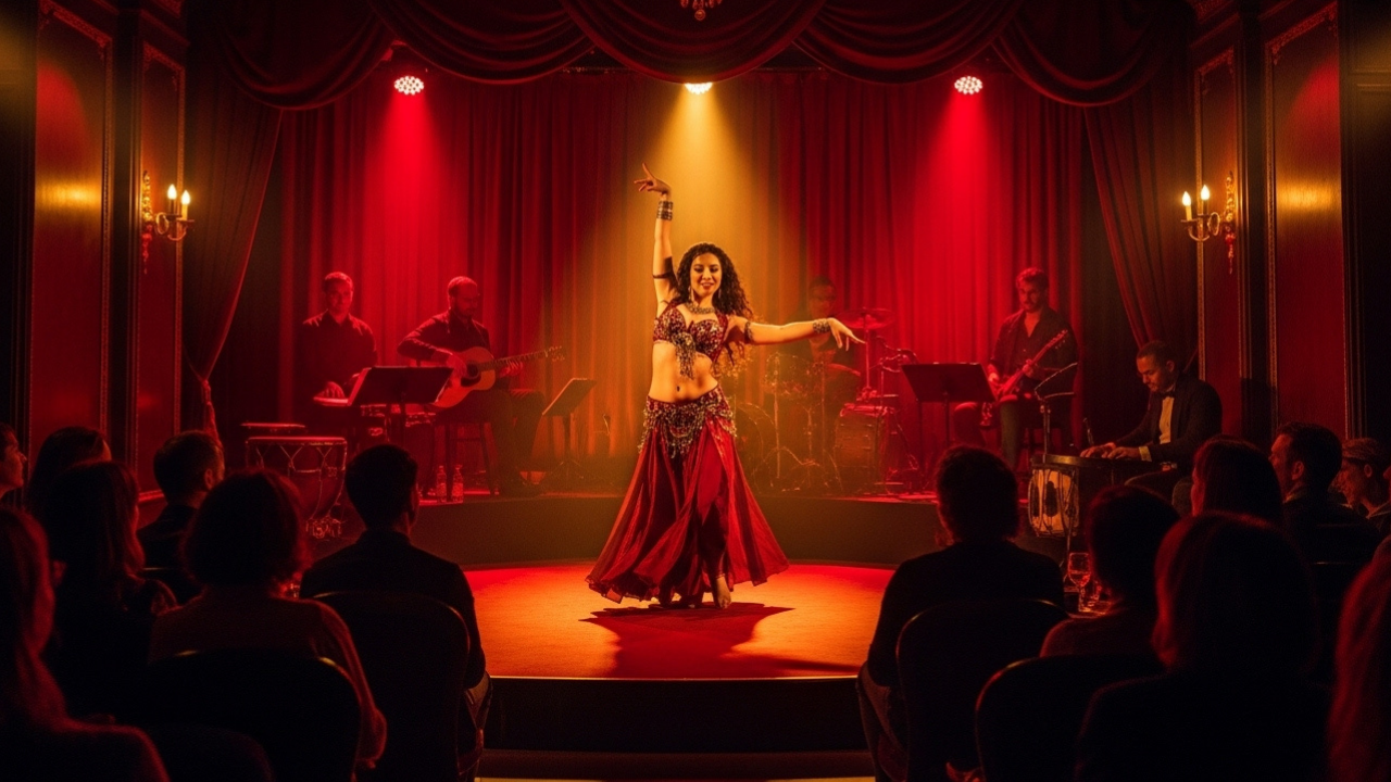 Belly Dancing In French Cabaret Culture